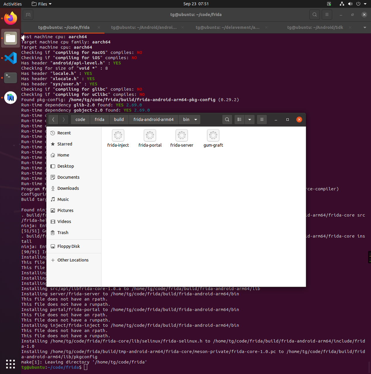 将Frida内置进AOSP中